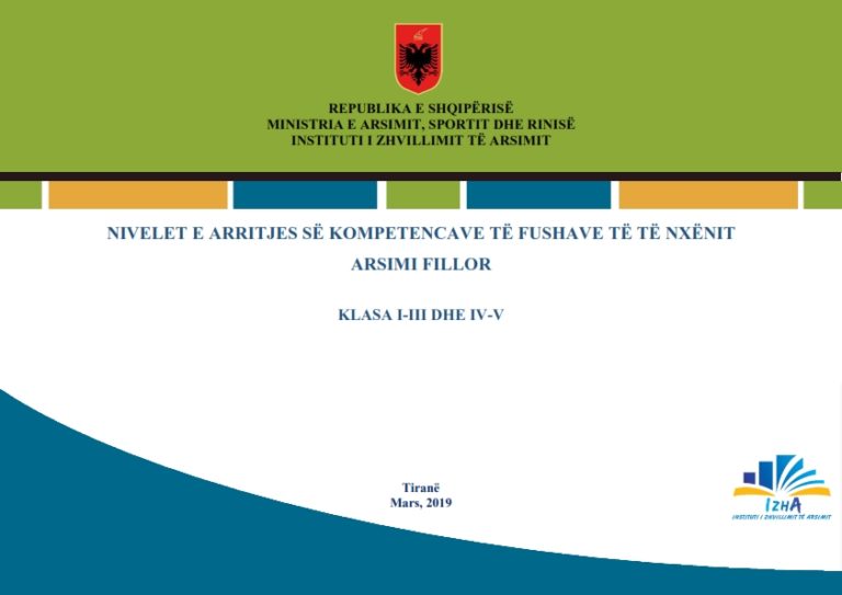 Nivelet e Arritjeve, Arsim Fillor | Agjencia e Sigurimit të Cilësisë së ...